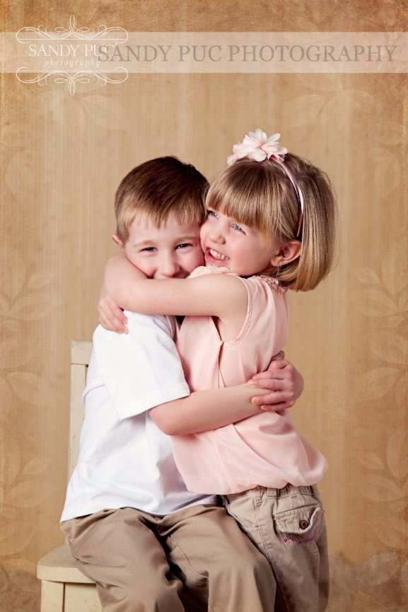 Precious Sibling Portraits - Sandy Puc Photography
