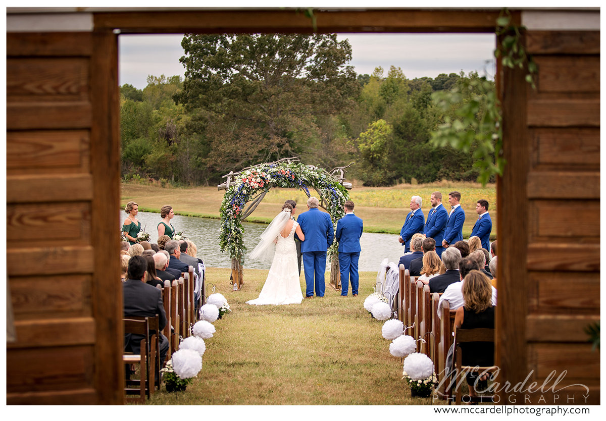 A Homeplace of Browns Summit wedding - Caroline and Matt