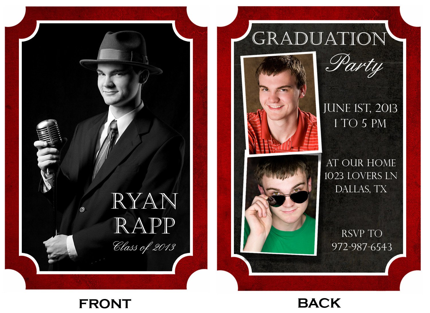 5x7 LUXE FLAT VERT RED GEO -- SM - Shannon Matson Photography