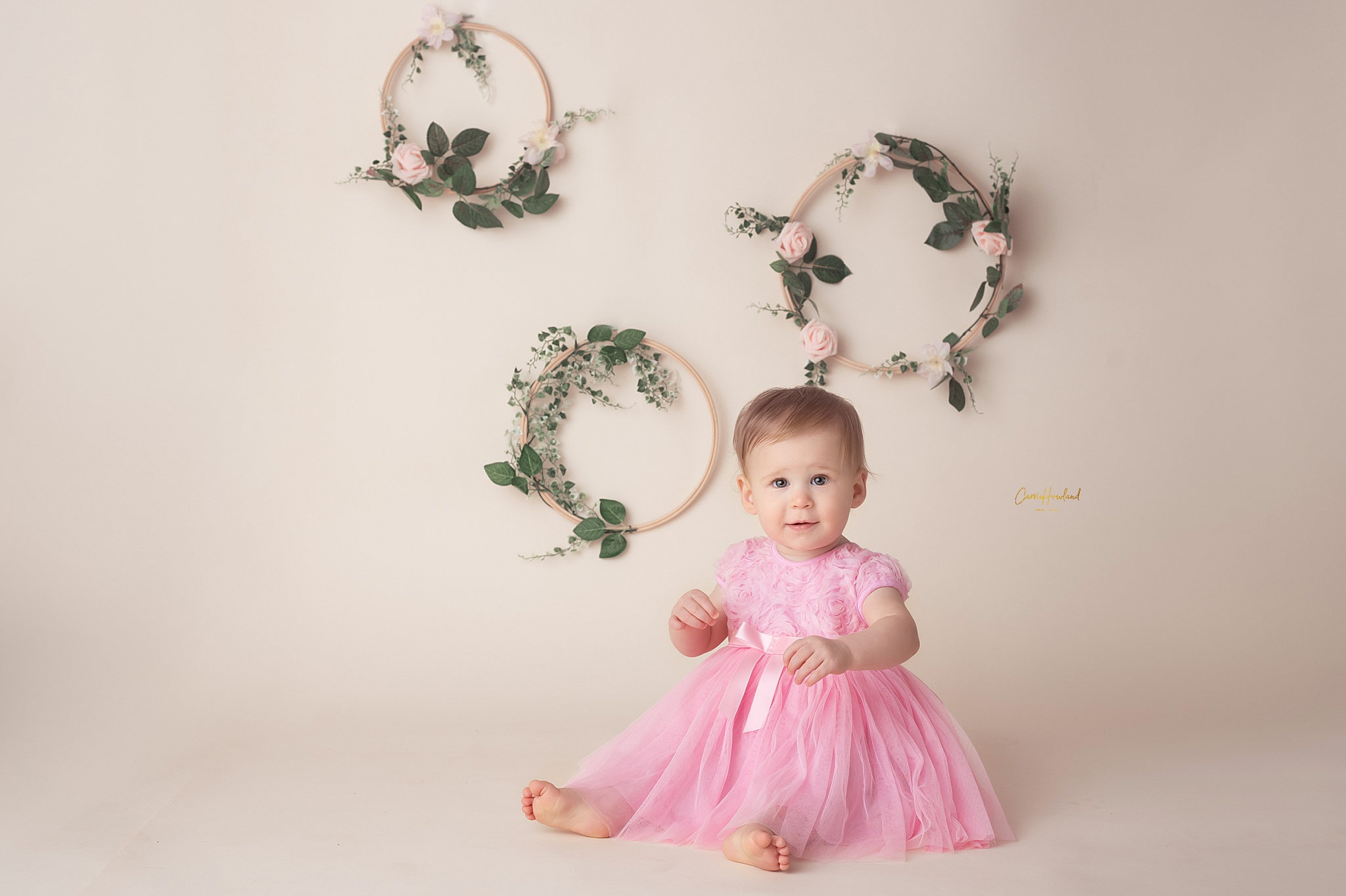 Ava's Cakesmash Session / Charlotte Baby Photographer