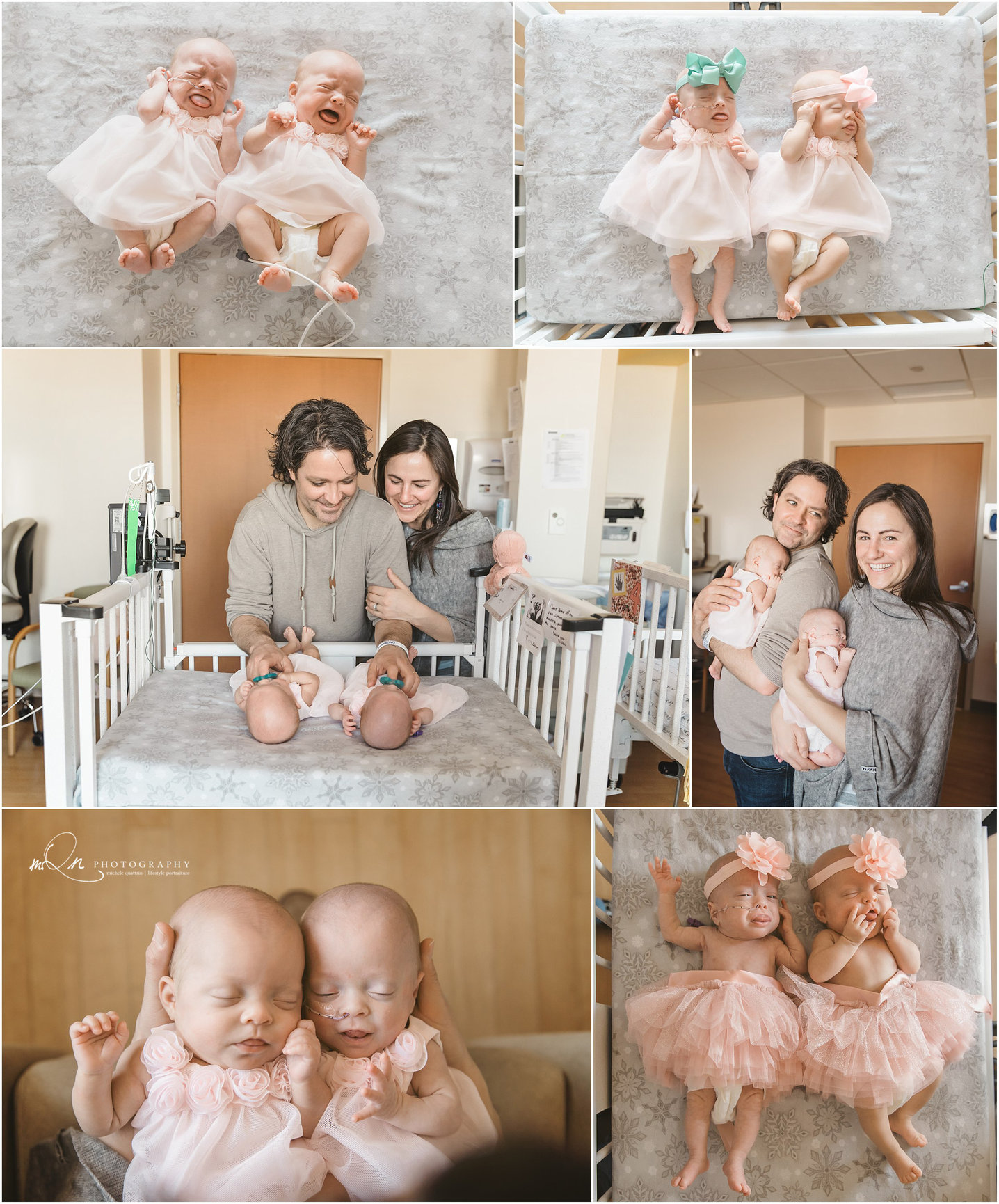 NICU Photographer in Minneapolis Two Tutu Cute Nicu Babies