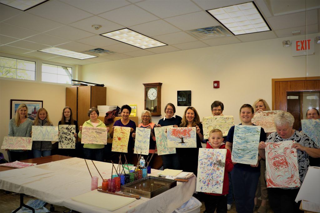 Discover Ebru Marbling Art Demo at Butler Library Milwaukee