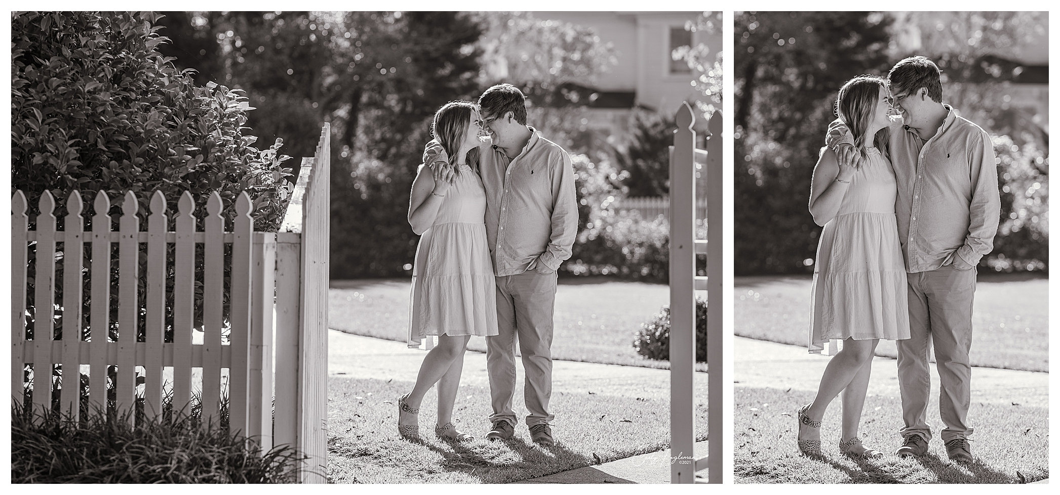 COLIN + ANNA // DOWNTOWN ENGAGEMENT SESSION // FOUR OAKS, NC - Carly ...