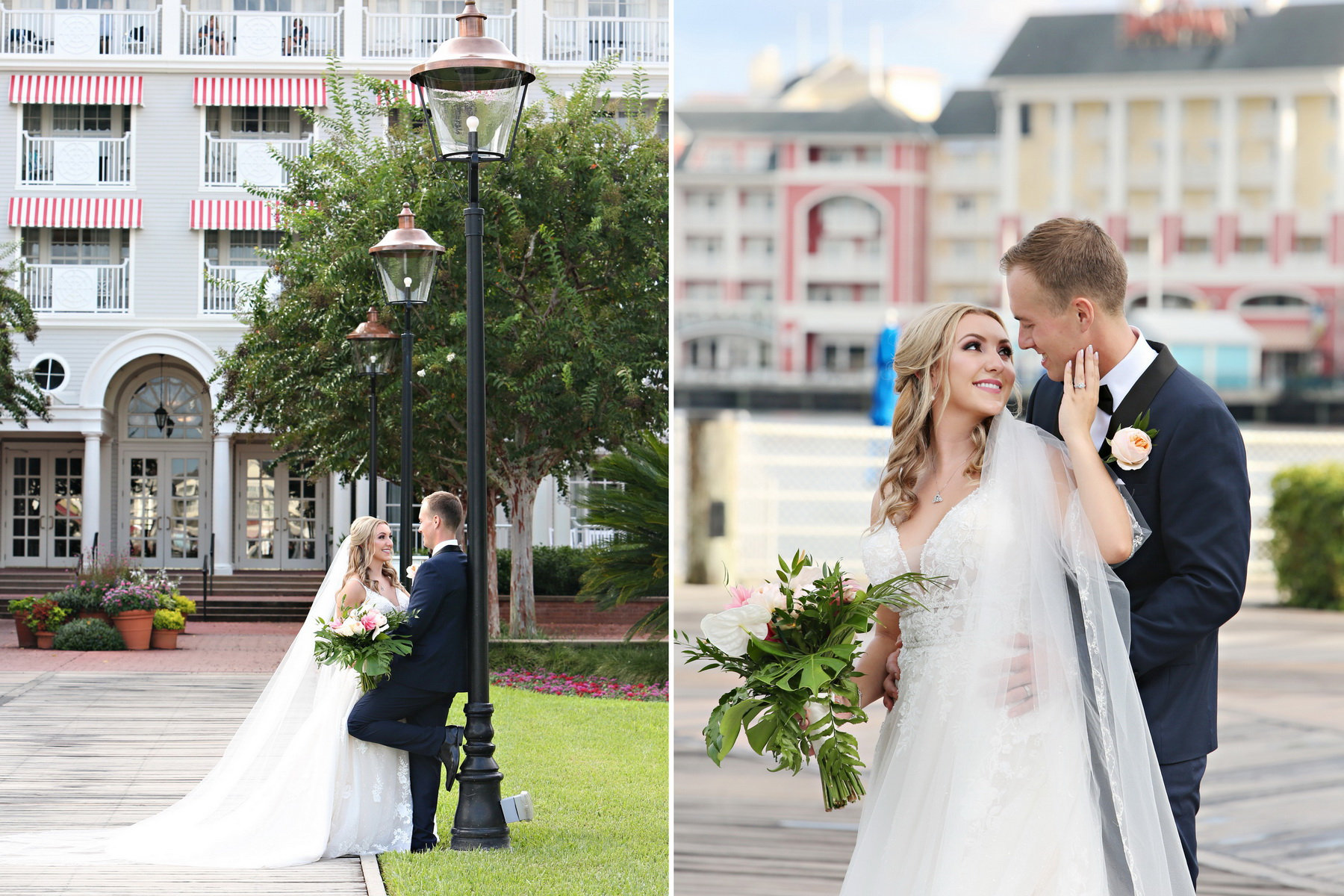 Ariel's at Disney's Yacht and Beach Resort Wedding and Epcot France ...