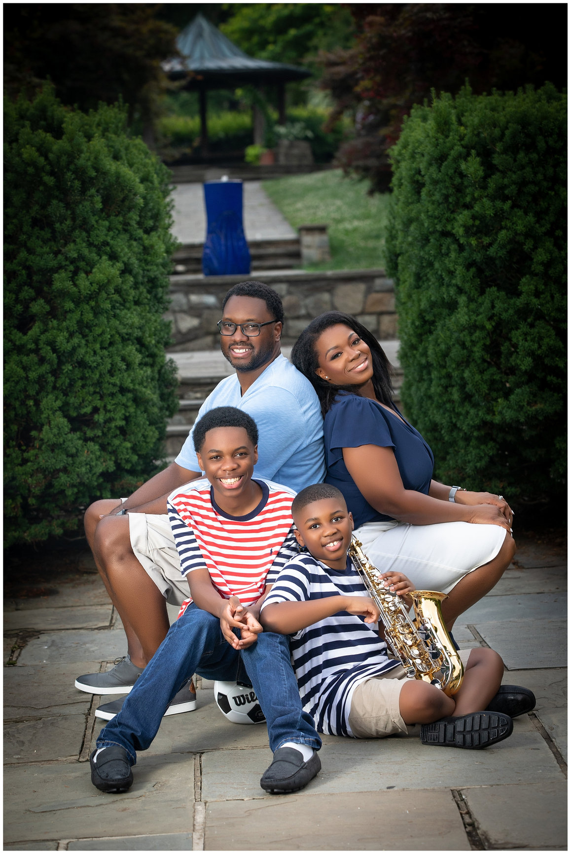 The Williams Family Photo Session at Brookside Gardens