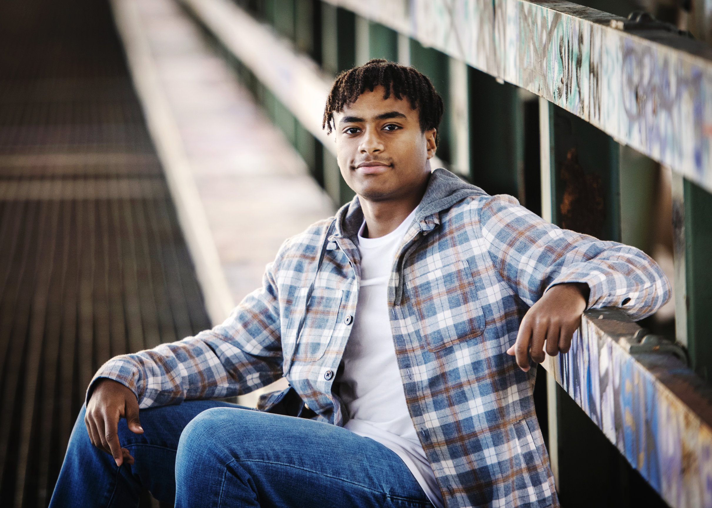 Baruch's Silver Senior Portrait Session - Center Stage Seniors