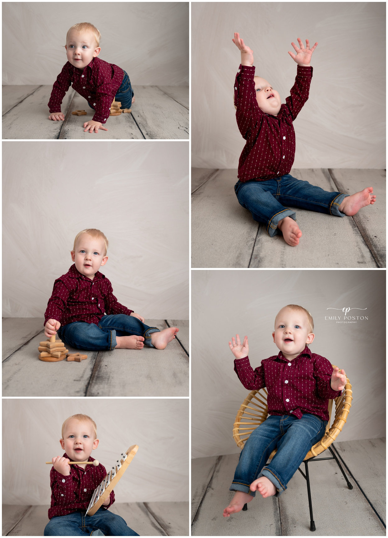 Duke's First Birthday Cake Smash & Splash - Emily Poston Photography