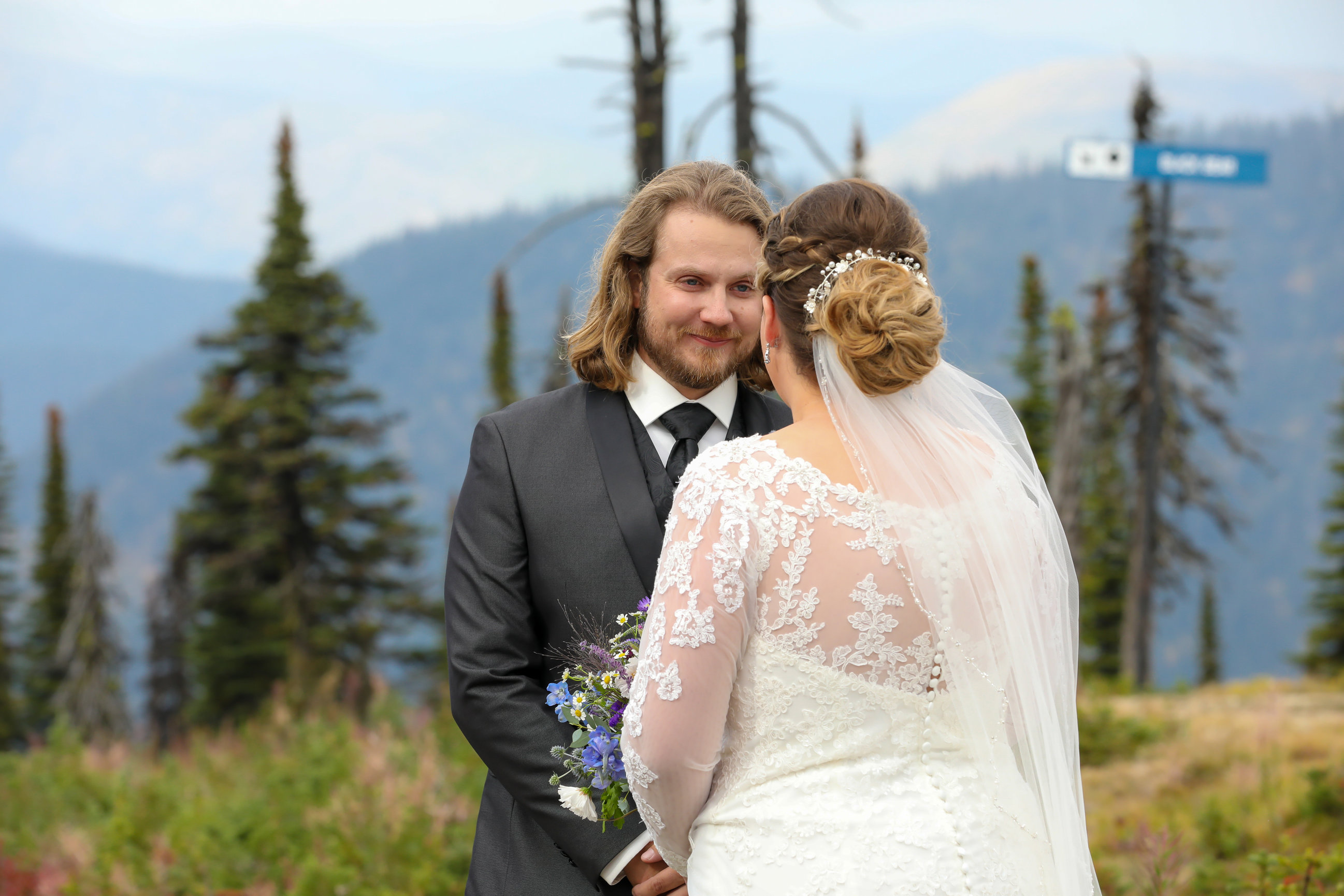 Whitefish Mountain Resort Summit Wedding | Whitefish Montana