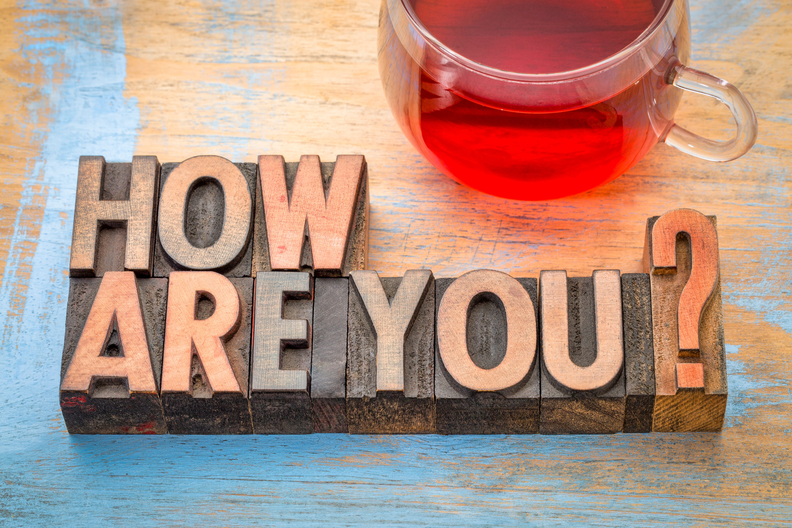 Question: How Are You? Answer: ___________ - Seeing Goodness