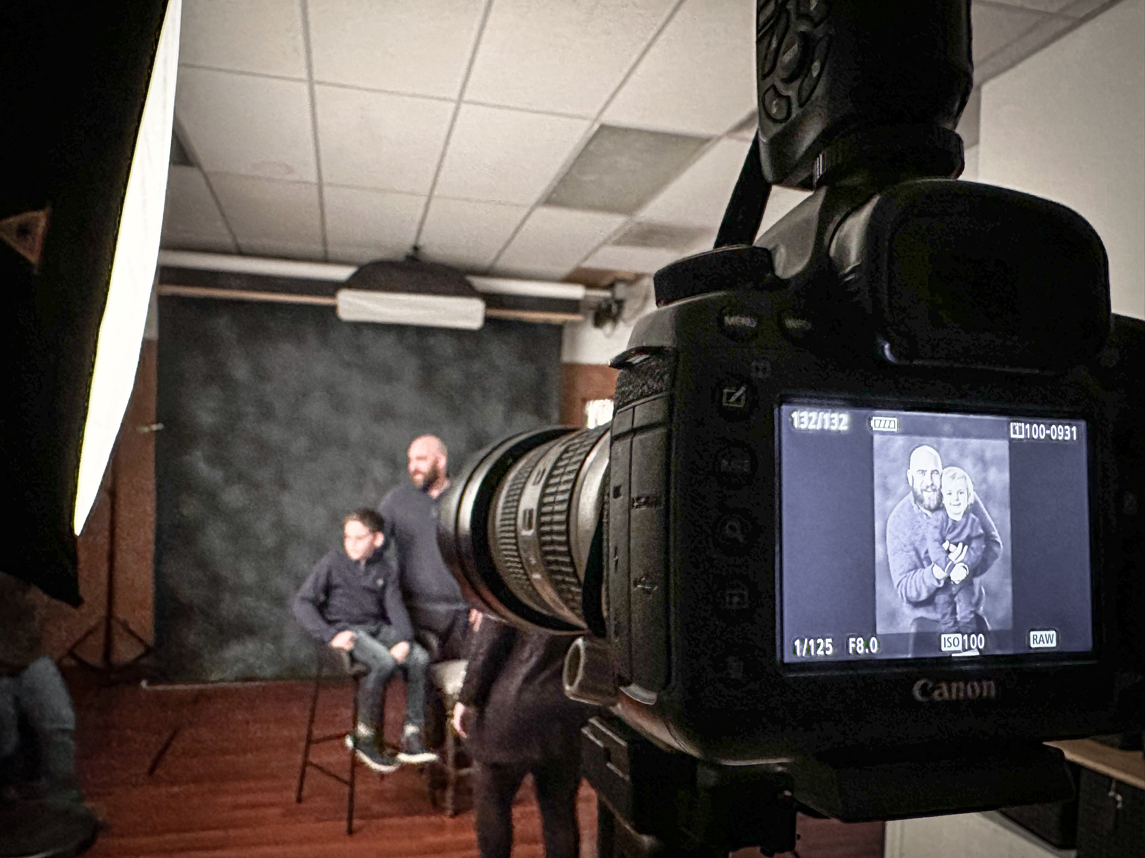 Behind the Scenes of a family portrait session - Theresa Artigas ...