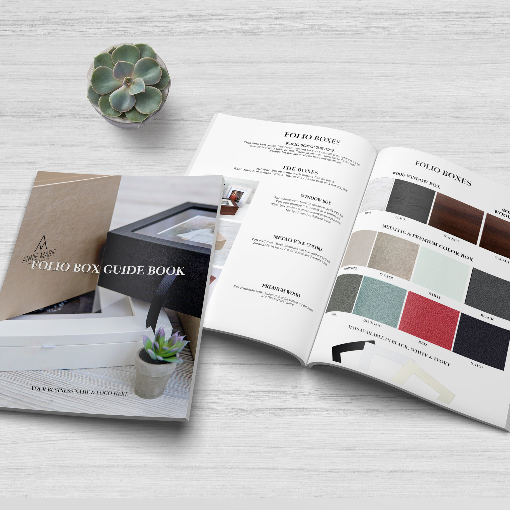 THE FOLIO BOX GUIDE BOOK - annie marie & co