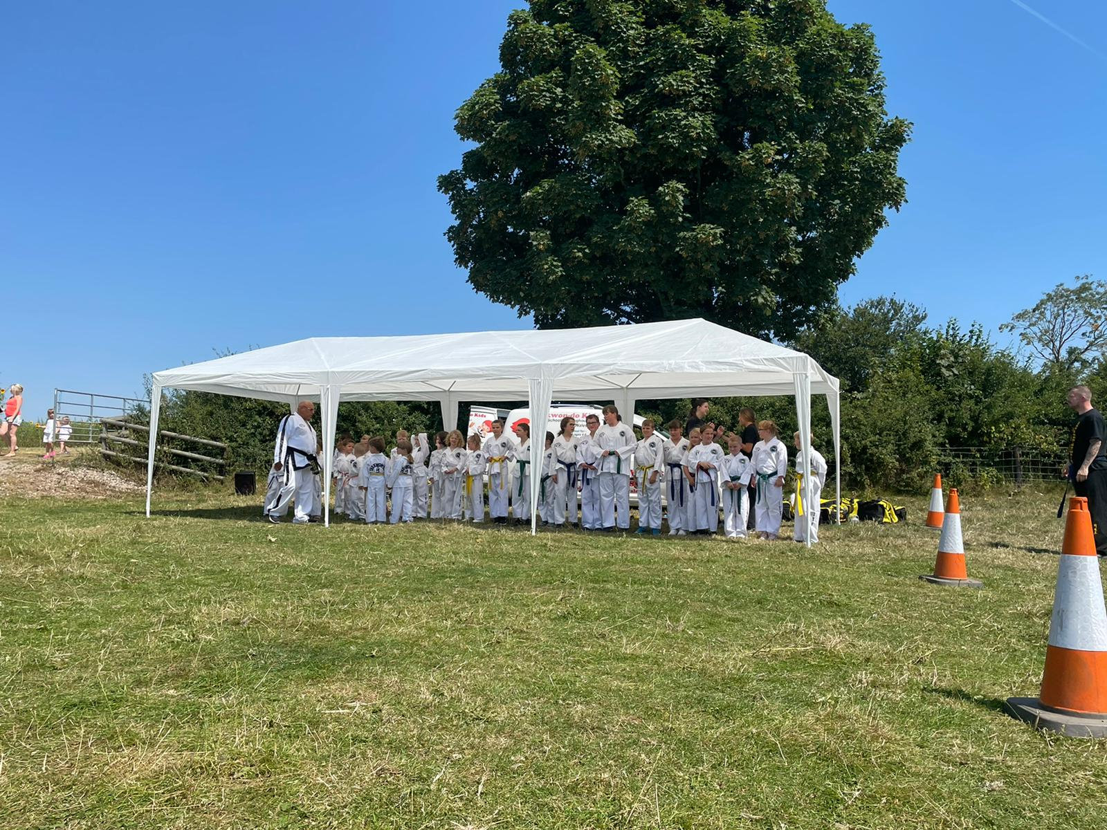 Display at Pencoed Farm - Taekwon-do-Wales