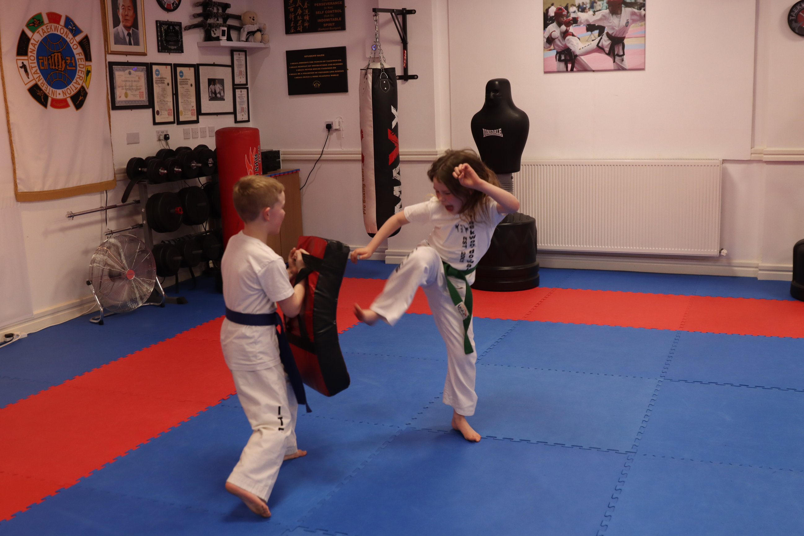 Great Squad Training Today - Taekwon-do-Wales