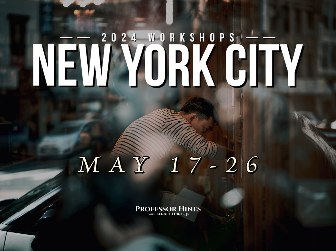 TOURS - Professor Hines - ZEISS Ambassador, Adobe & Sony Partner