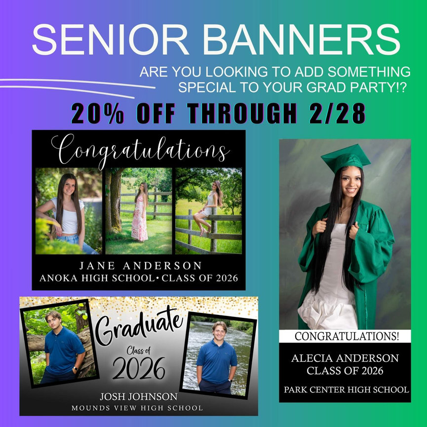 senior banners - David Bank Studios