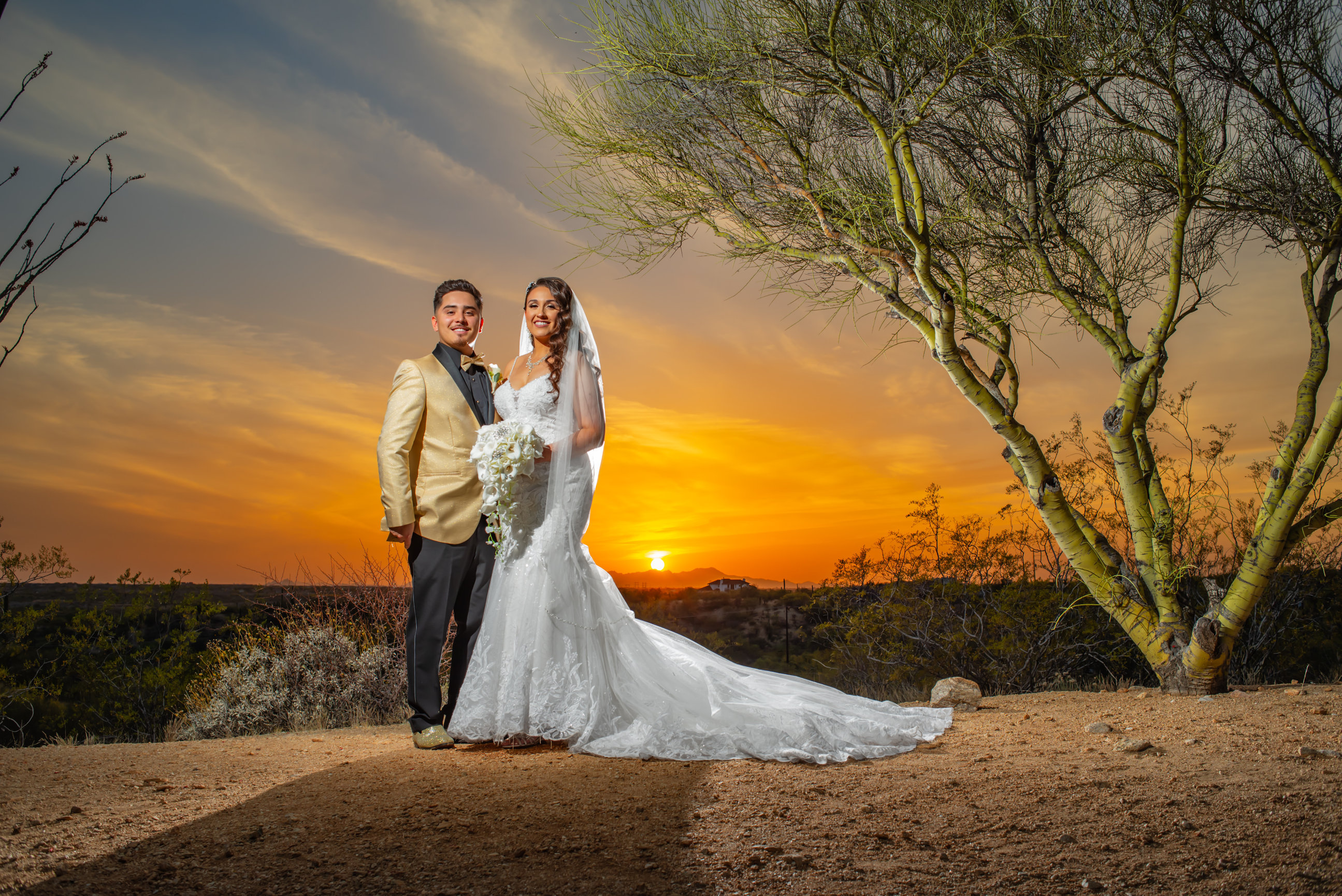 Andra and Alex at Saguaro Buttes - Solaris Photography