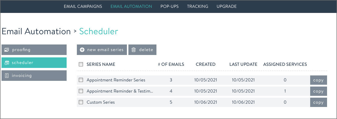 Setting Up Email Automation for the Scheduler - PhotoBiz Knowledge Base