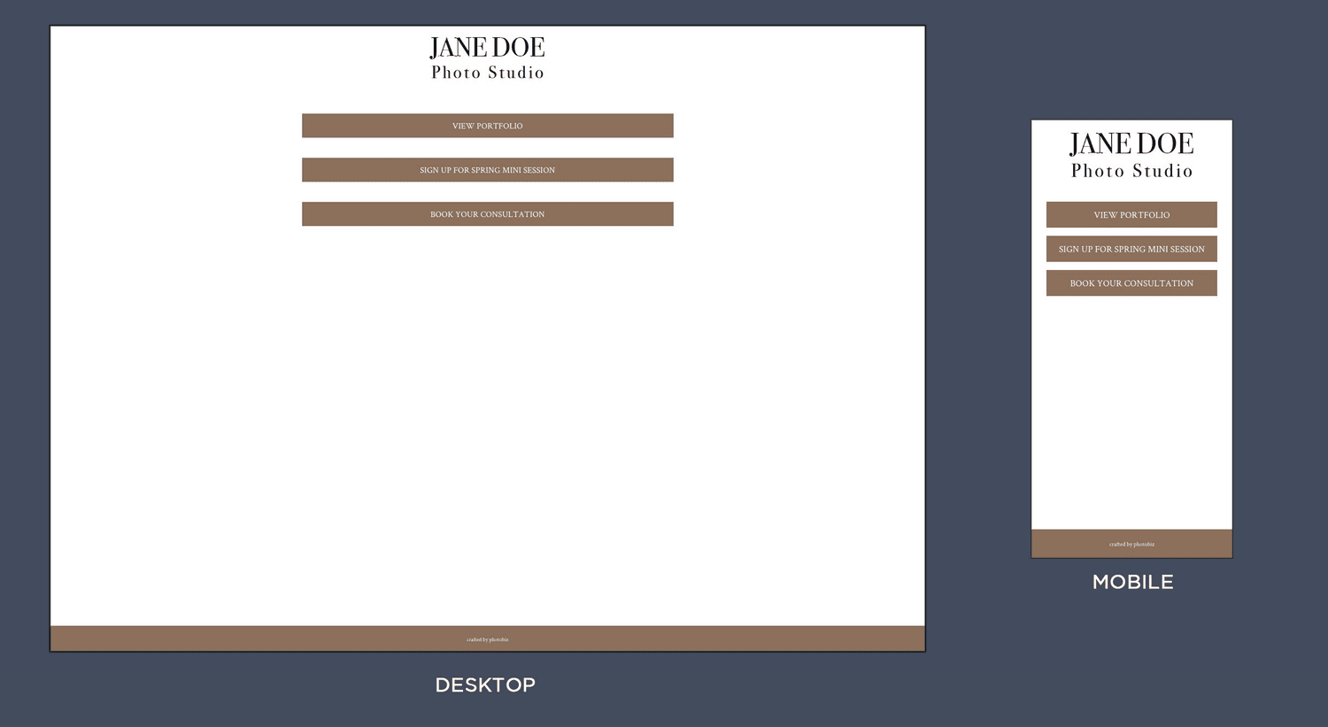 How to Create a Linktree Style Website Landing Page - PhotoBiz ...