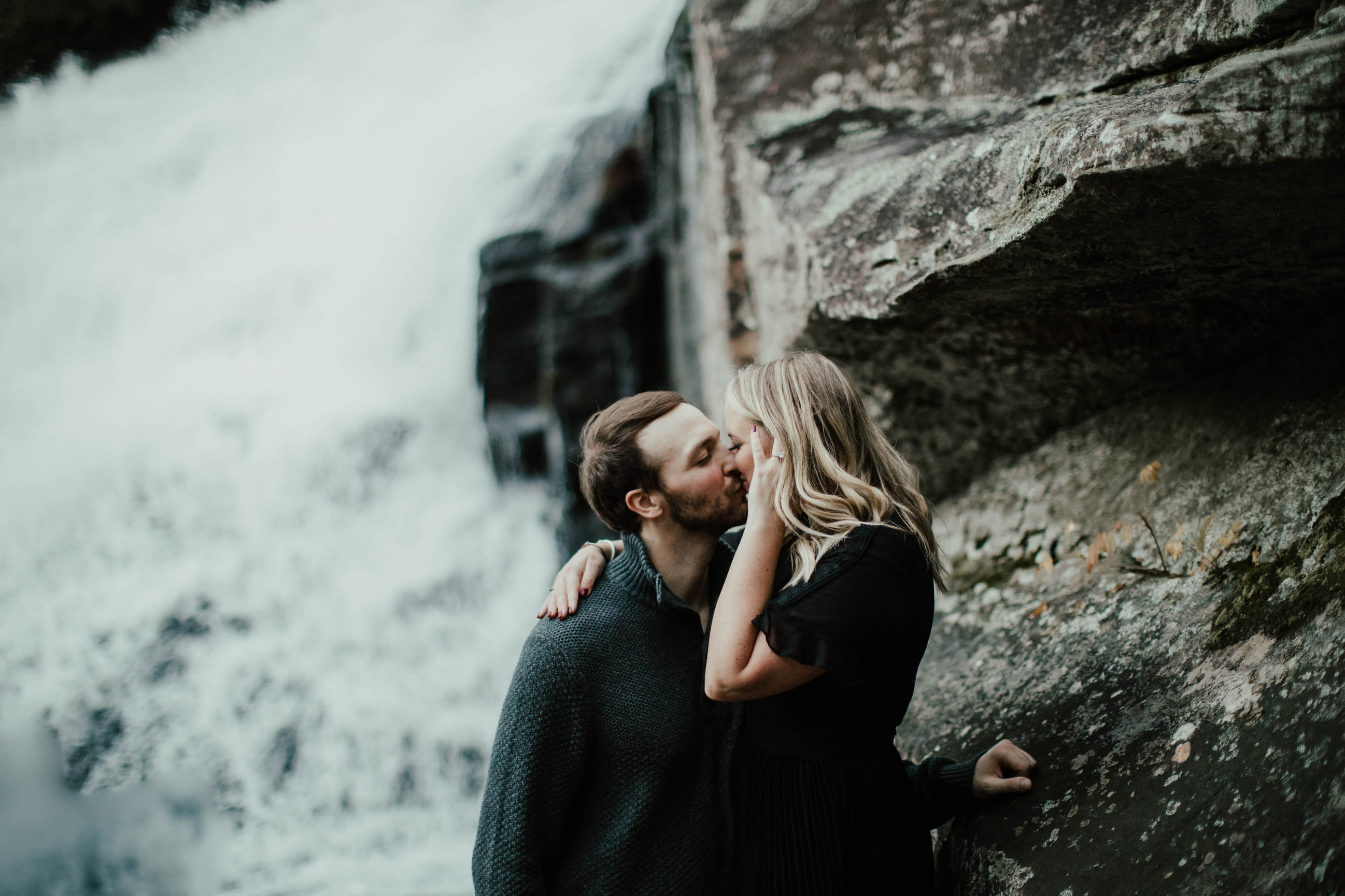 Waterfall Engagement Session - Kyle + Alex - Asheville NC - Capturing ...