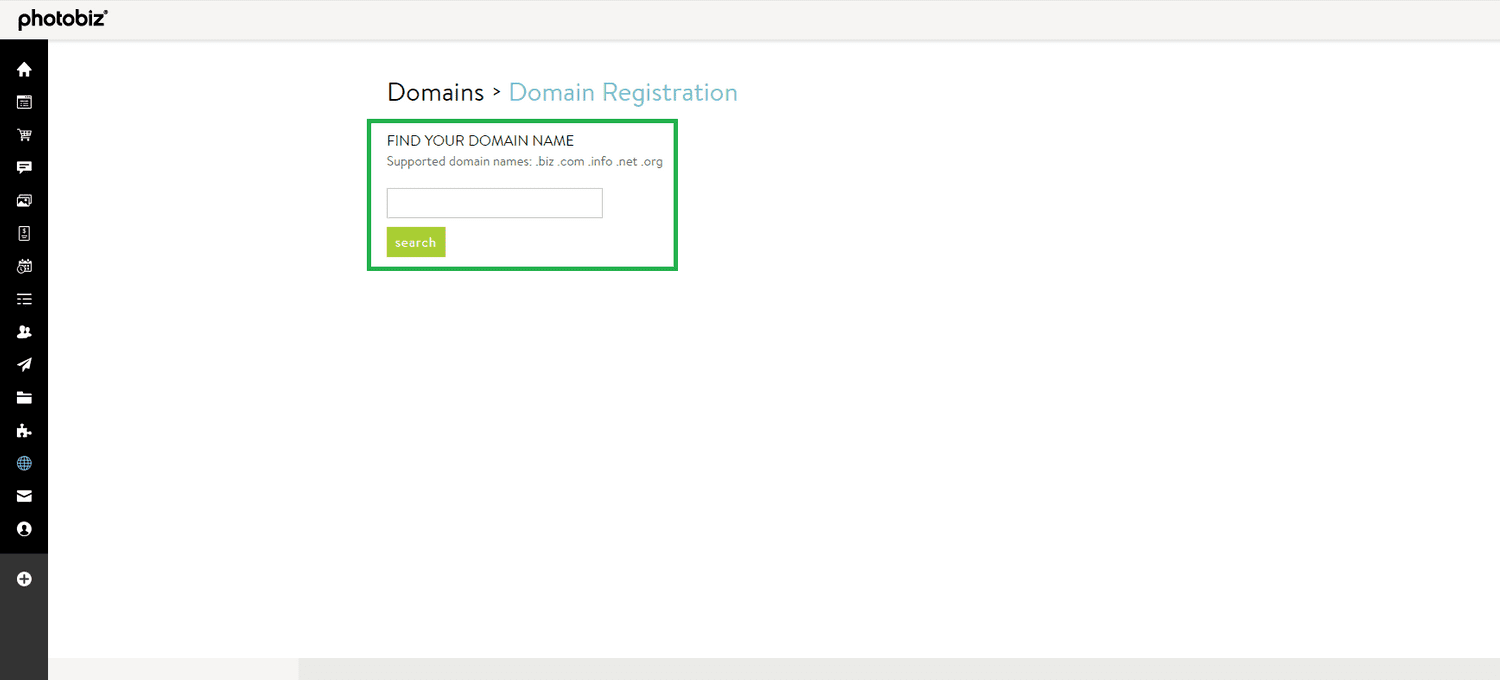 How Do I Register A Domain Name? - PhotoBiz Knowledge Base