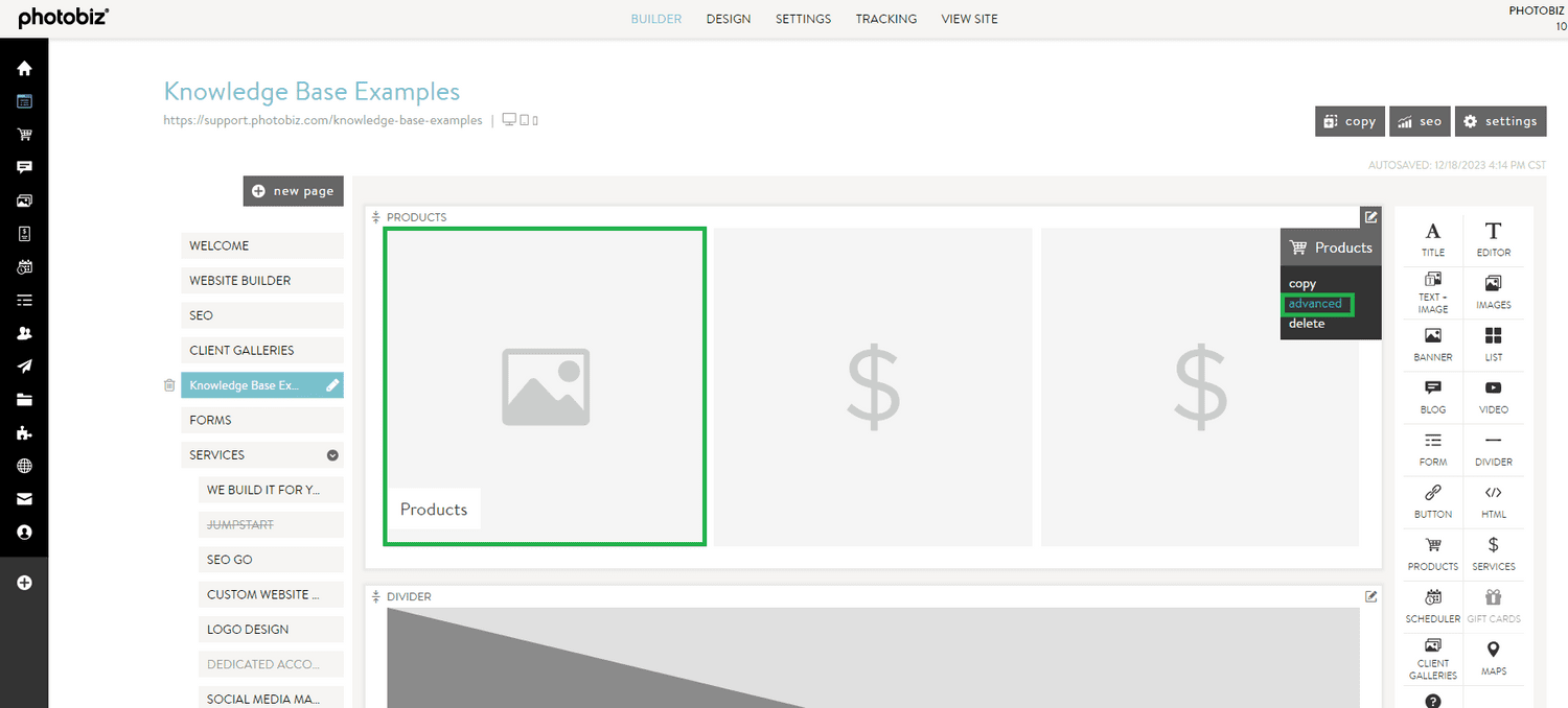 How to Change the Fonts on Product Blocks - PhotoBiz Knowledge Base