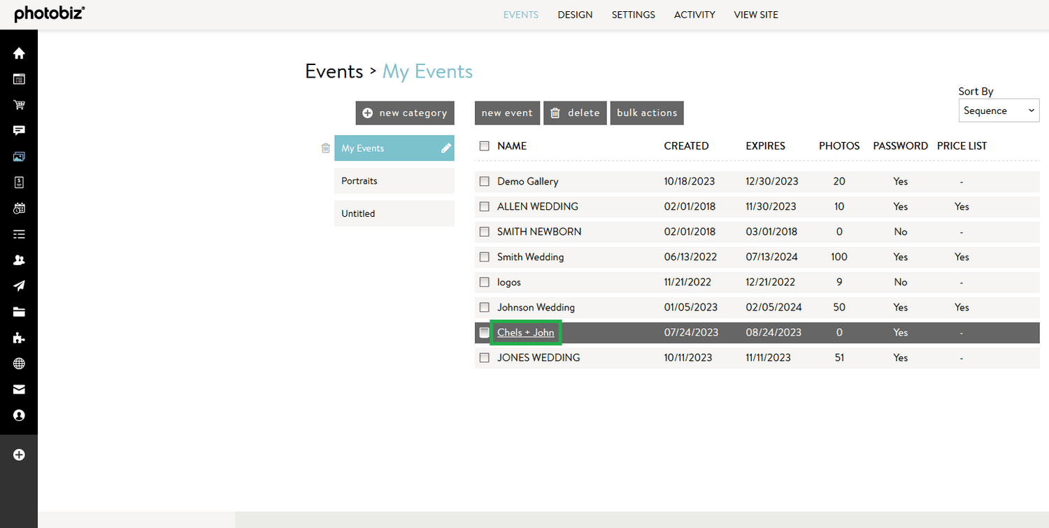 How Do I Change The Expiration Date on a Client Galleries Event ...