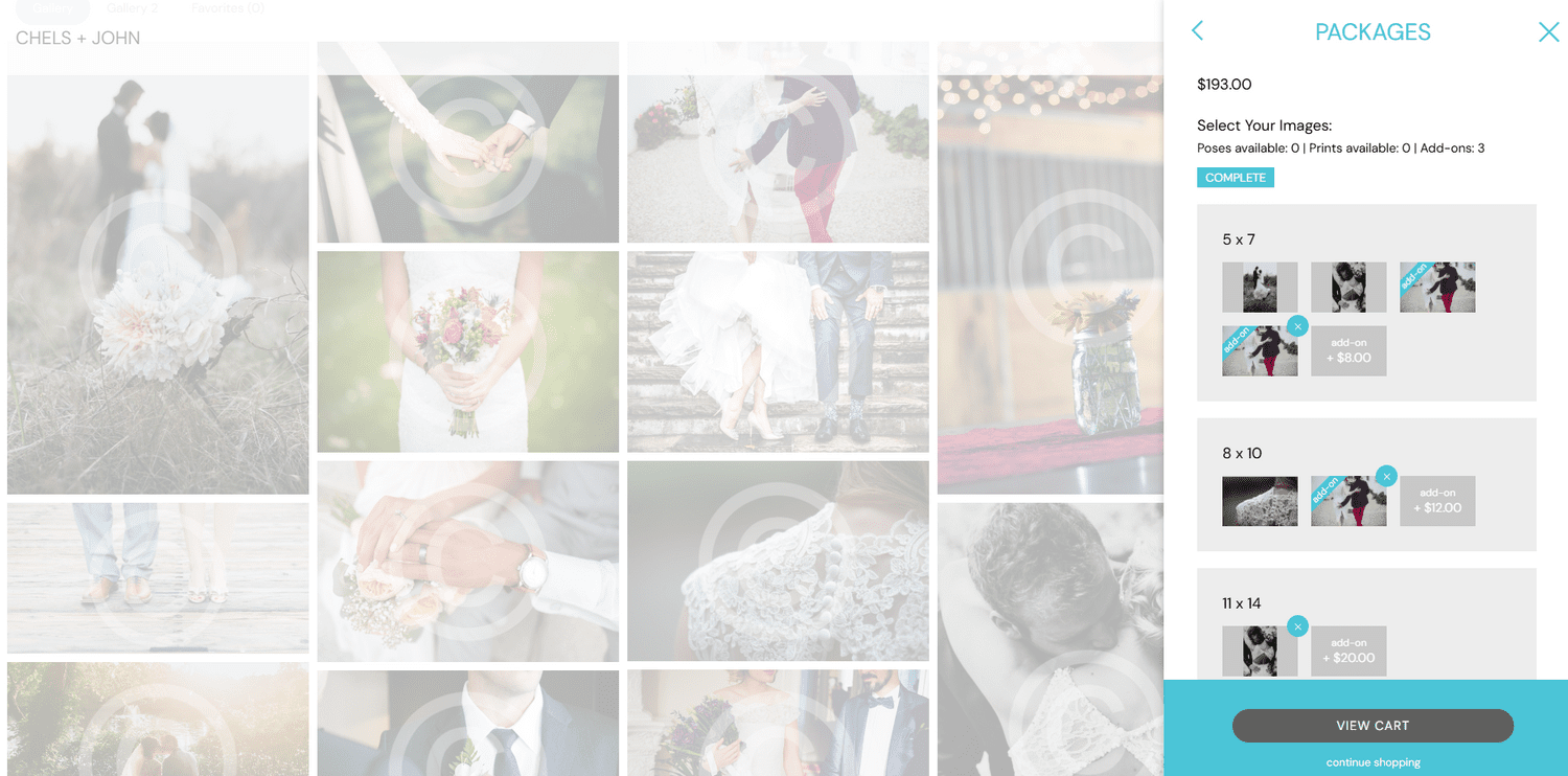 How To Use Add-ons With Fixed Packages - PhotoBiz Knowledge Base
