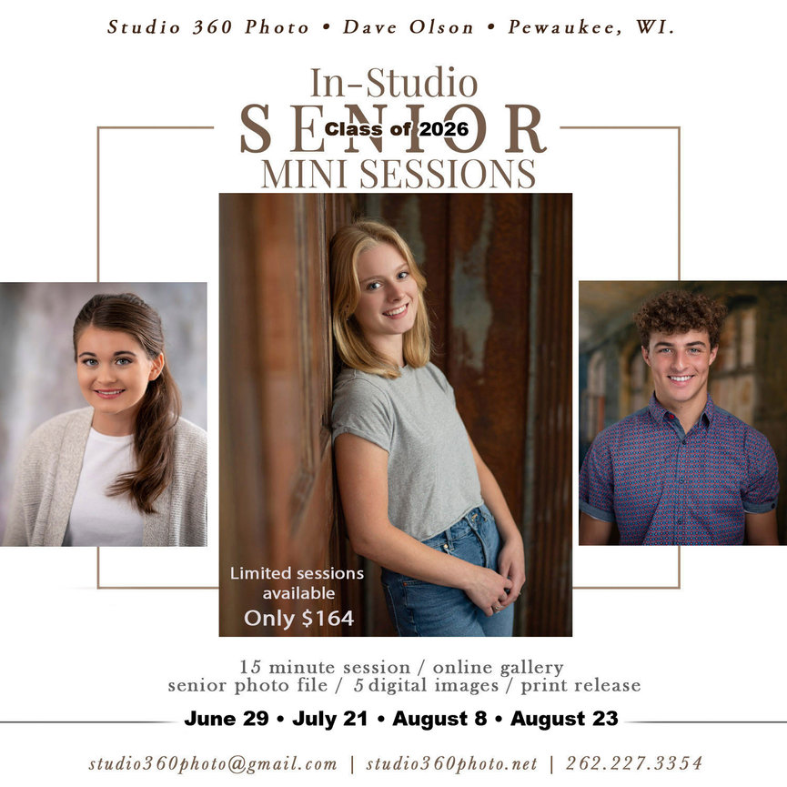 Senior Photo Mini Session Details | Studio 360 Photo