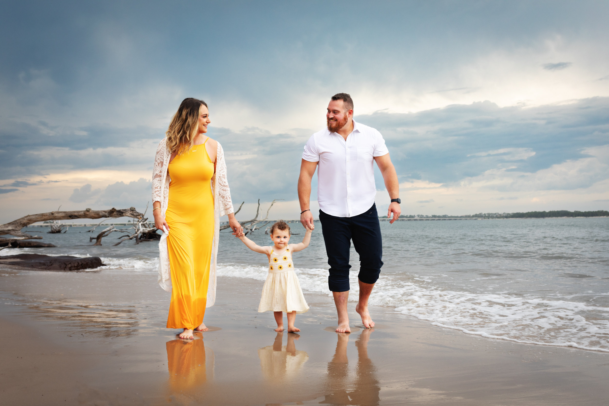 Reed Family Session at Boneyard Beach