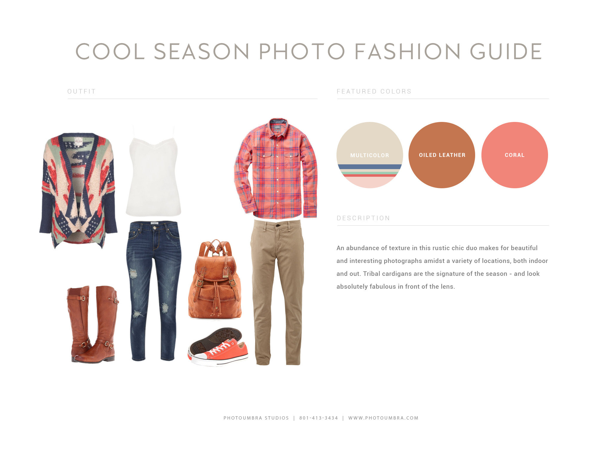 What to Wear for Cool Weather Portraits | Photoumbra Studios