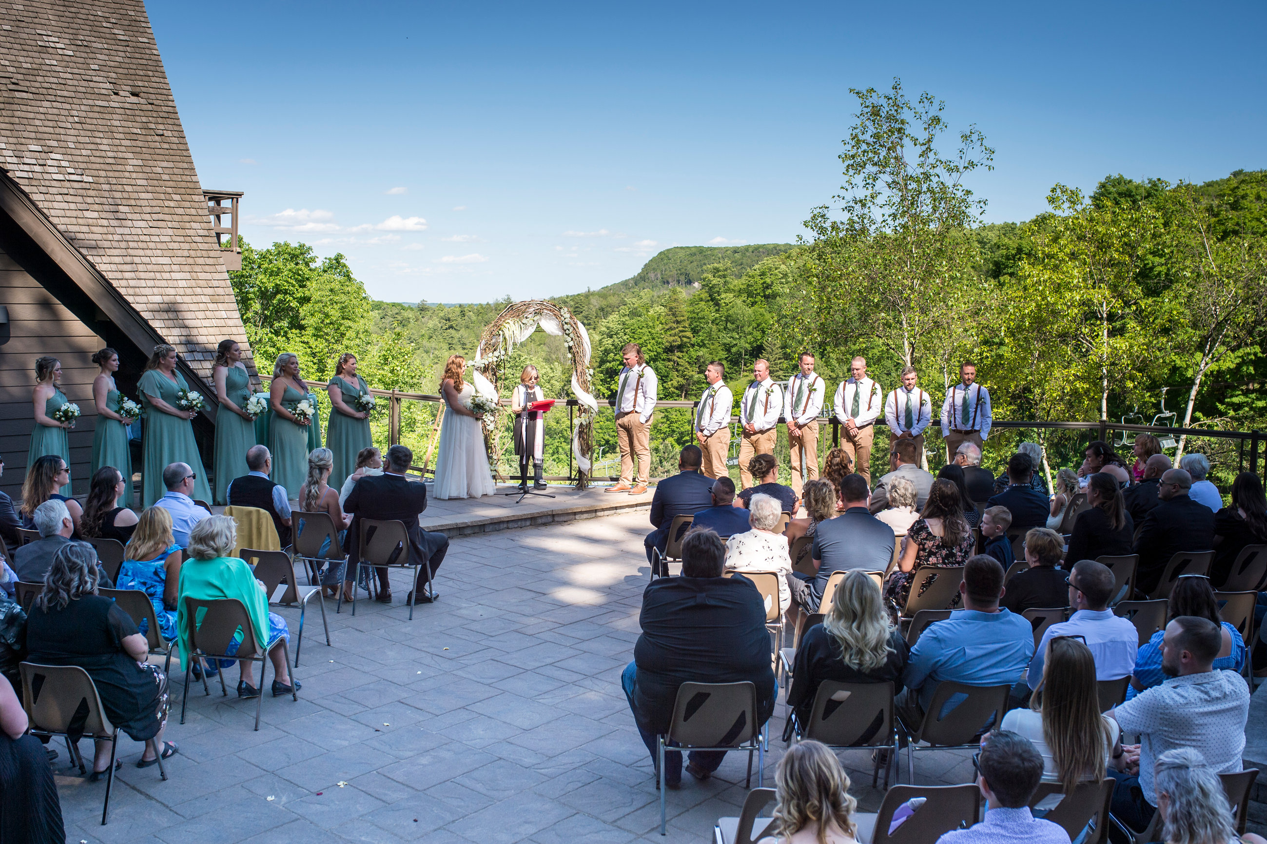 PHIL & DANIELLE'S CALEDON SKI CLUB WEDDING - Brad Quarrington Photography