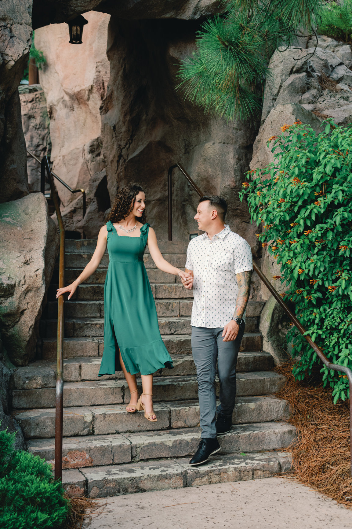 Kami and Mitch’s Disney's Wilderness Lodge engagement session in Lake ...