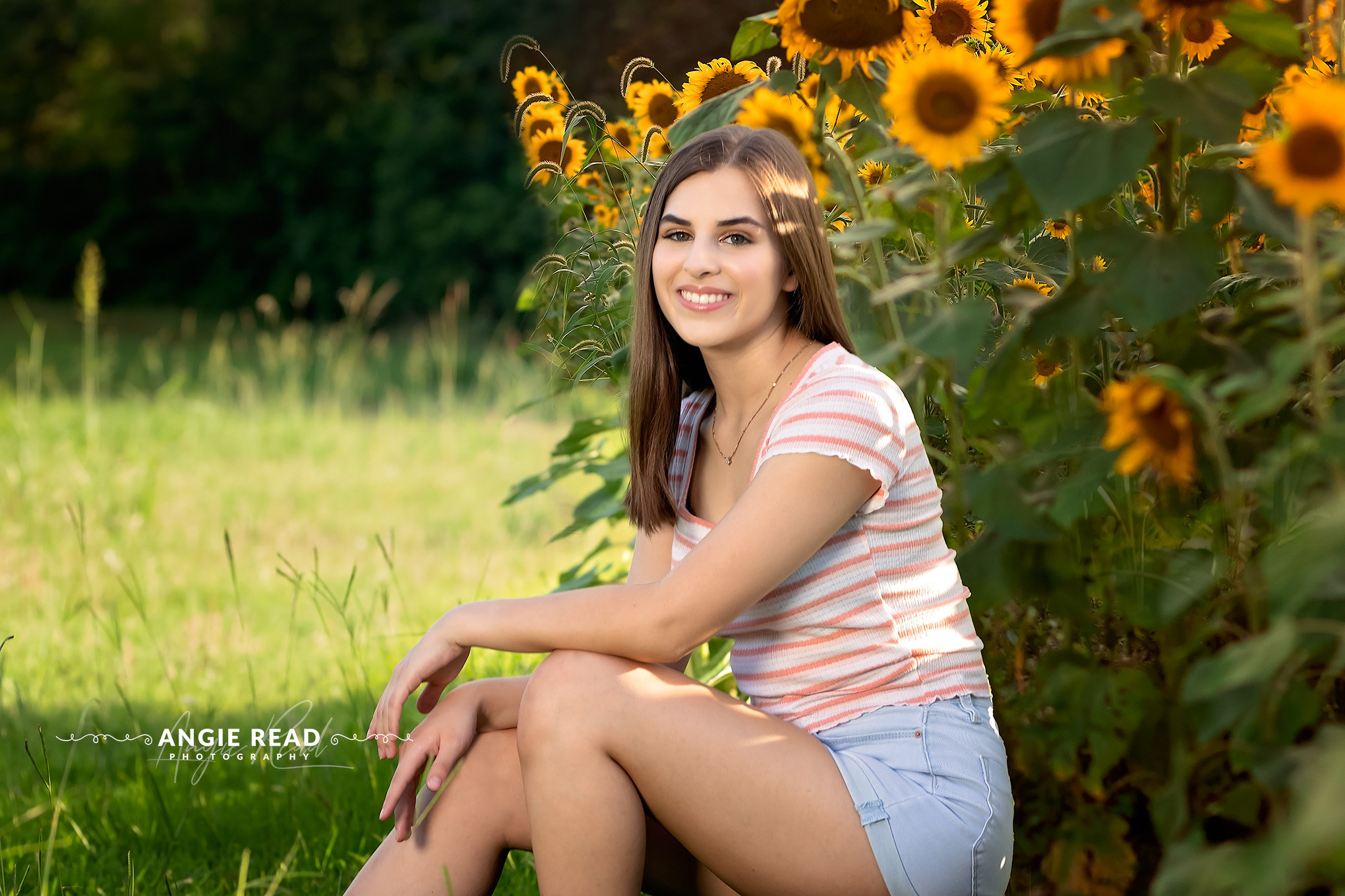 Houston Area High School Senior Mini Session - Flower Farm Mini Session ...